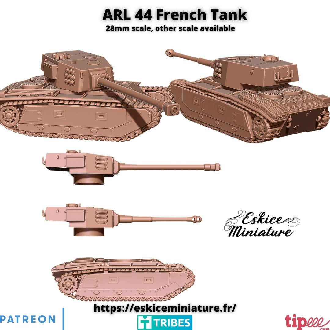 ARL44 - Tank Français – Eskice Miniature