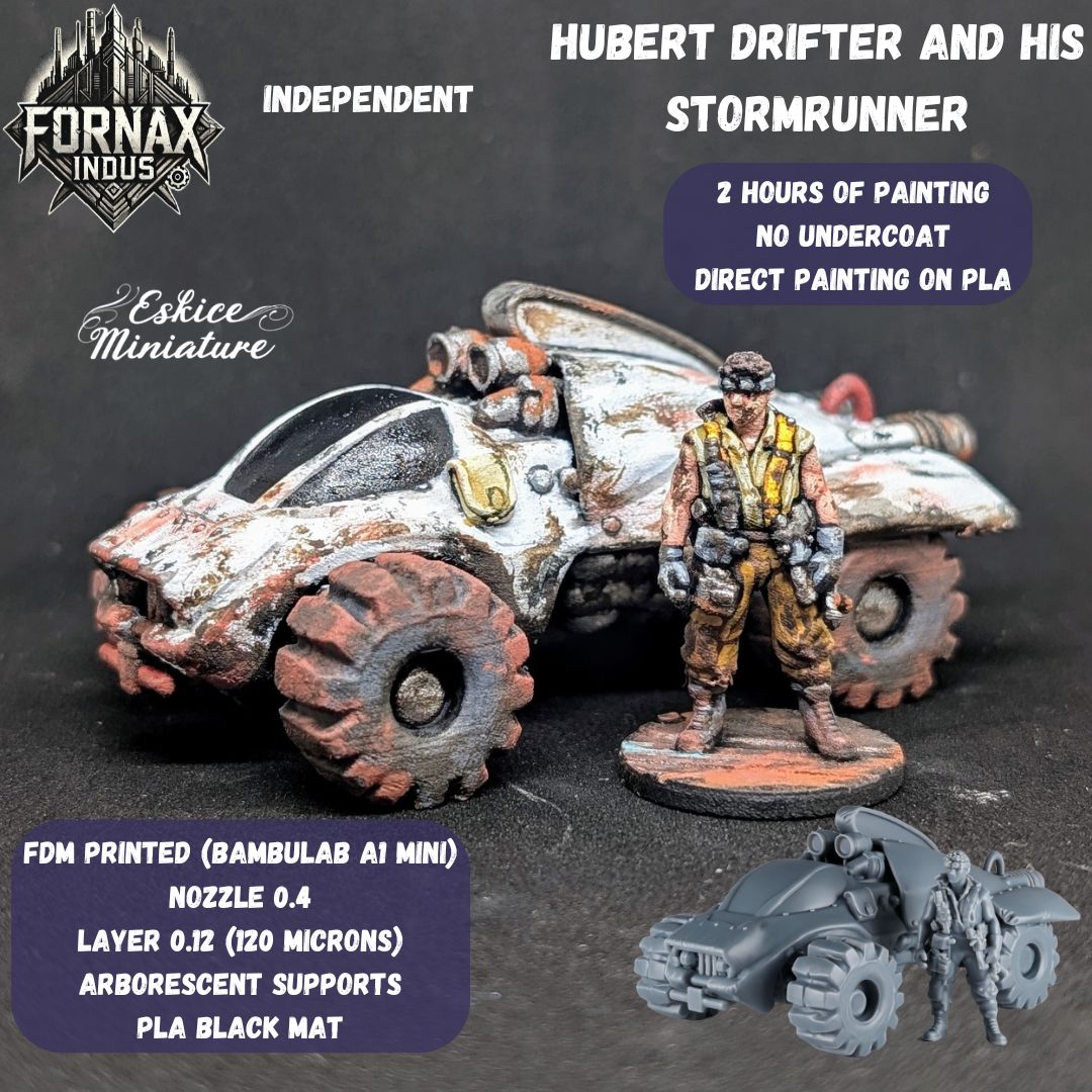 Hubert Drifter et Stormrunner – Eskice Miniature