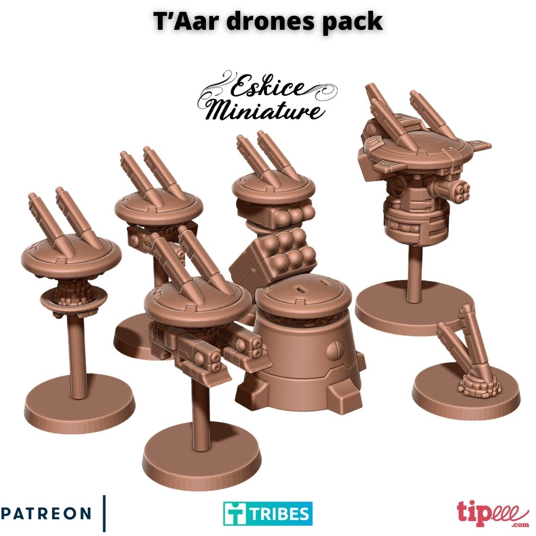 Drones T'Aar pack – Eskice Miniature