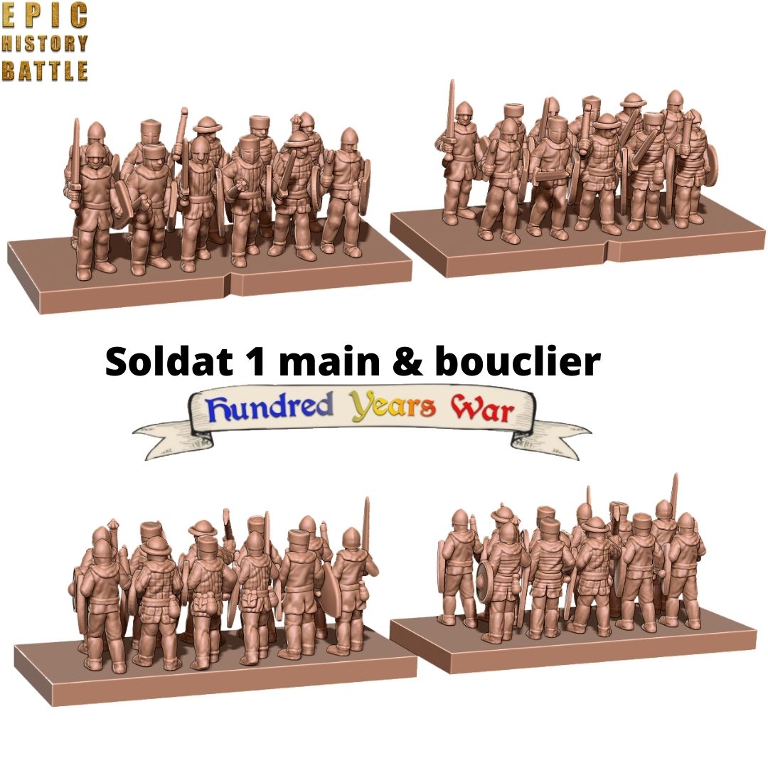 Soldats - Hommes d'arme – Eskice Miniature